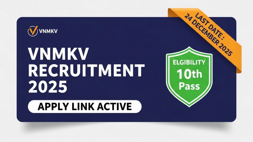 VNMKV Recruitment 2025: वसंतराव नाइक मराठवाड़ा कृषि विद्यापीठ में ...